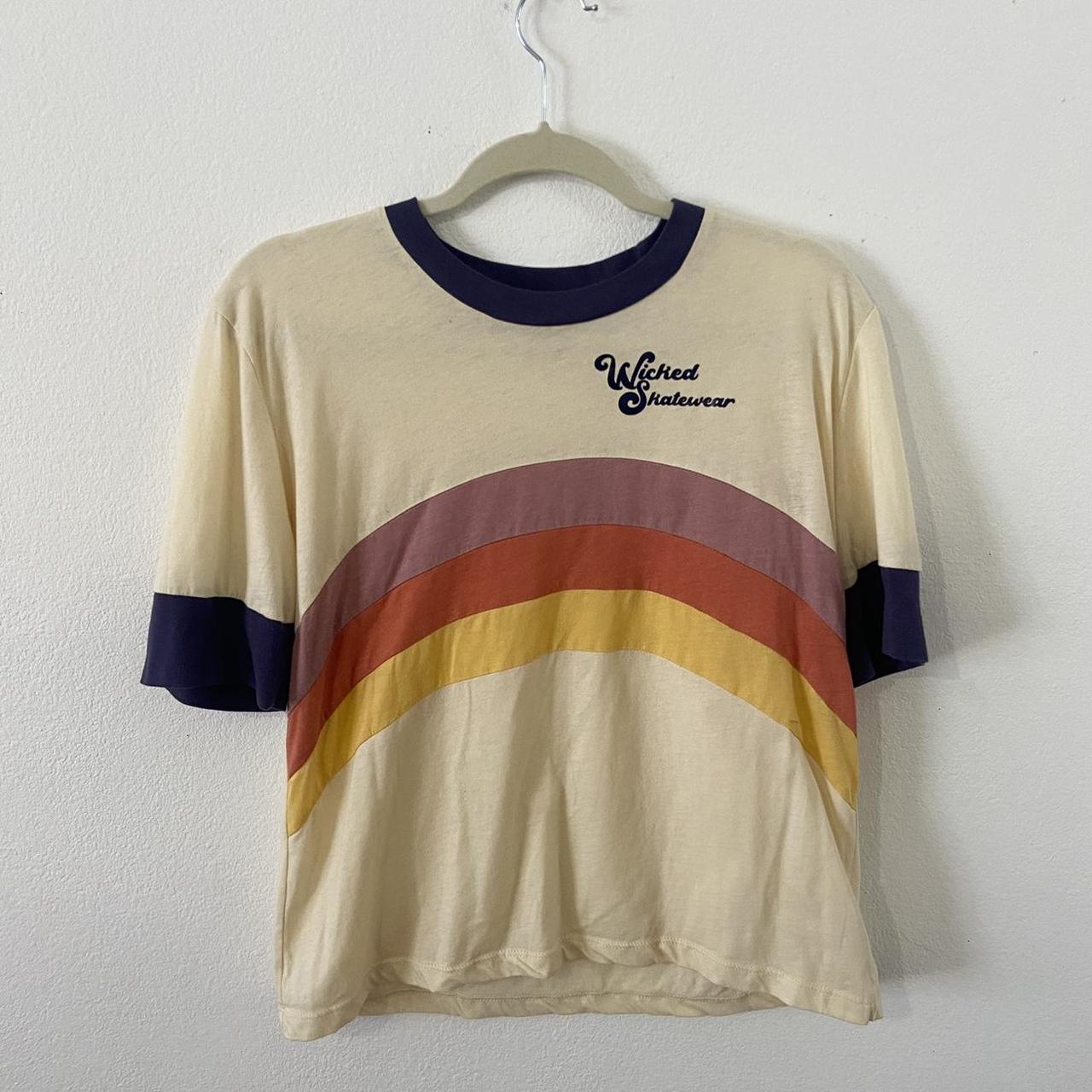 Camp Collection retro ringer tshirt tee shirt... - Depop
