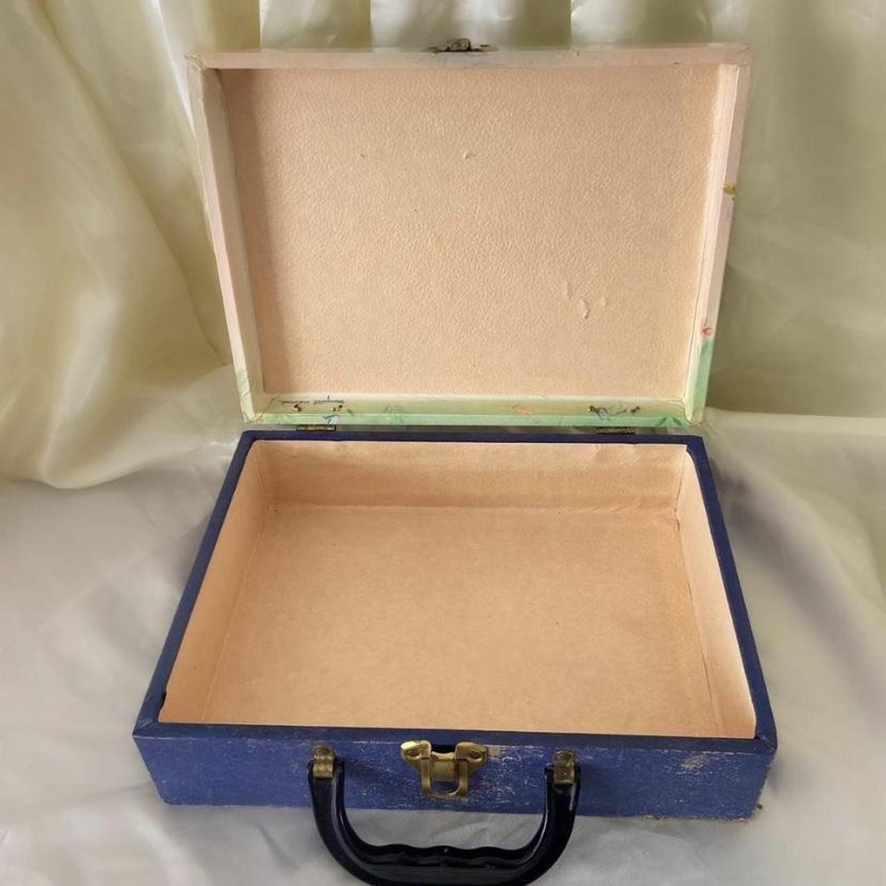 Vintage lamb case trunk home decor Margaret Holbrook... | Depop