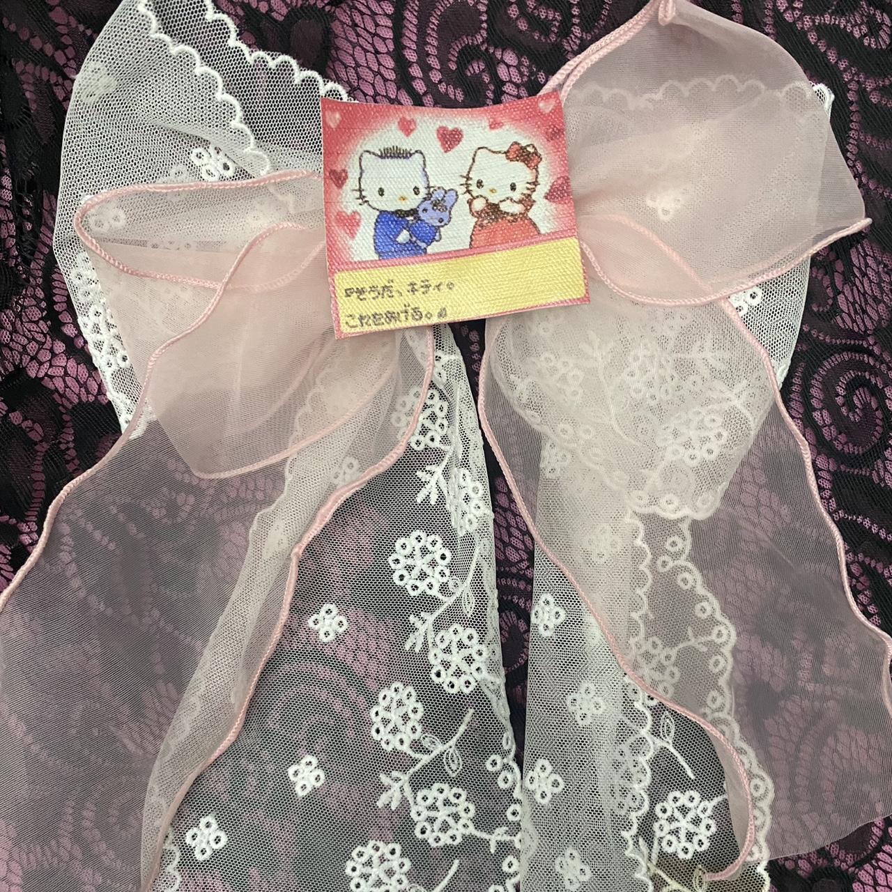 Pink and white lace layered hello kitty and Daniel... | Depop