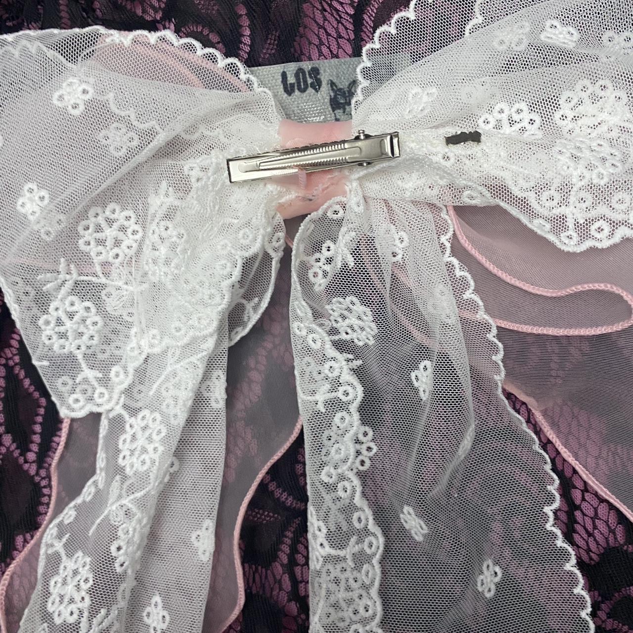 Pink and white lace layered hello kitty and Daniel... | Depop