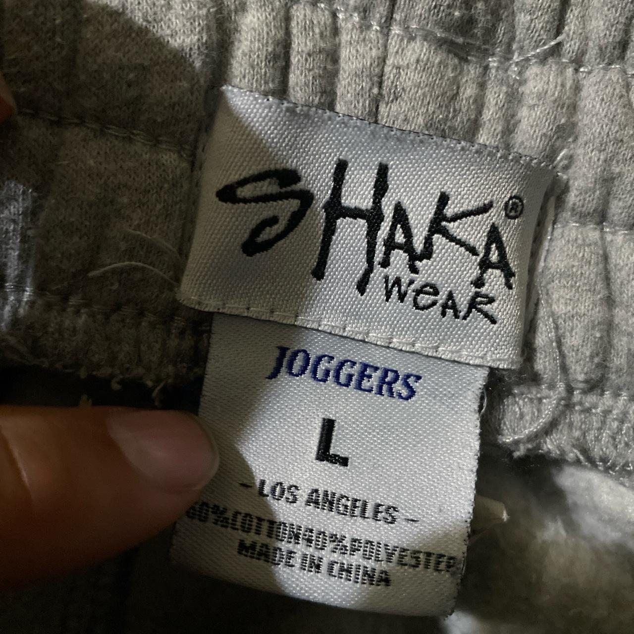 Shaka Men's Grey Joggers-tracksuits | Depop