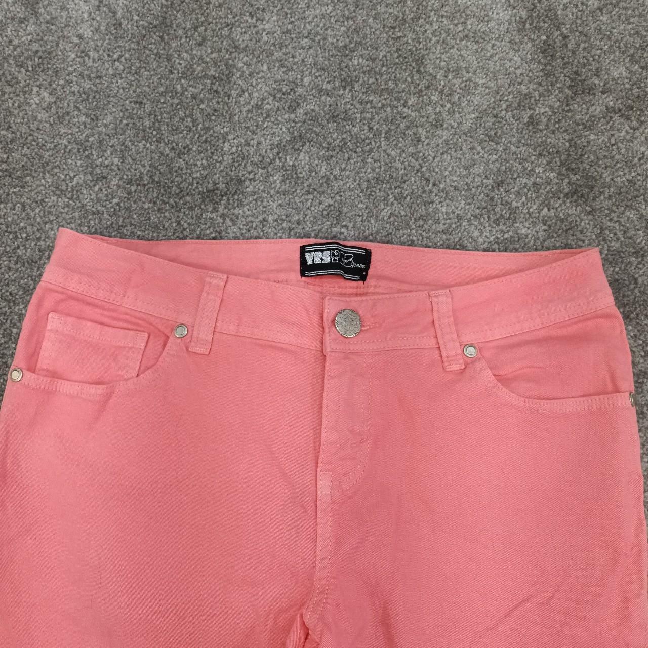NEW LOOK LIGHT PINK SLIM JEANS STRETCH DENIM HIGH... - Depop
