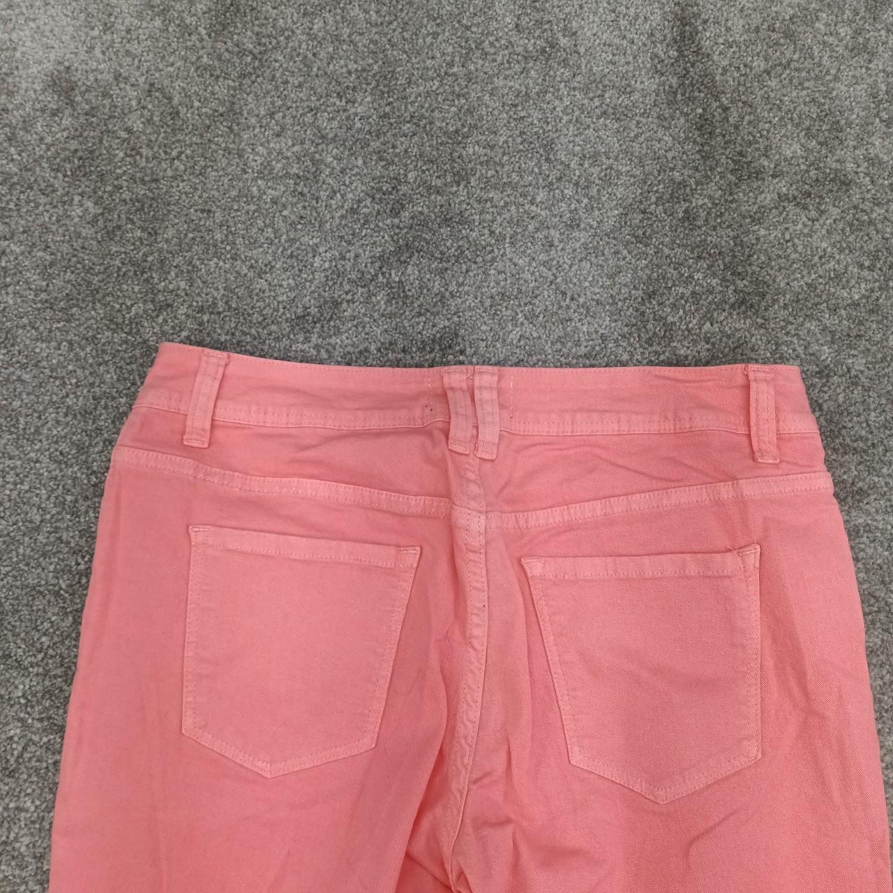 NEW LOOK LIGHT PINK SLIM JEANS STRETCH DENIM HIGH... - Depop