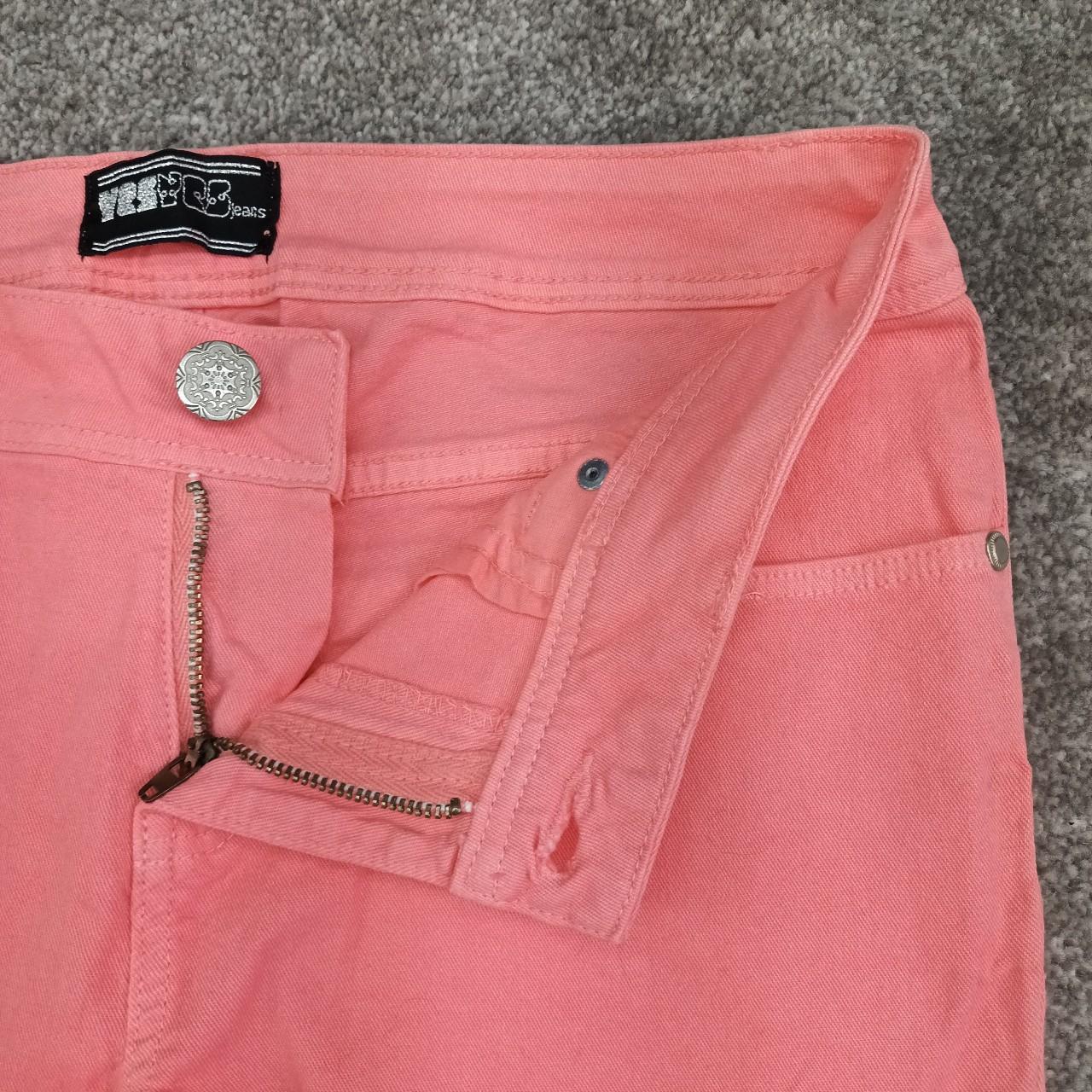 NEW LOOK LIGHT PINK SLIM JEANS STRETCH DENIM HIGH... - Depop