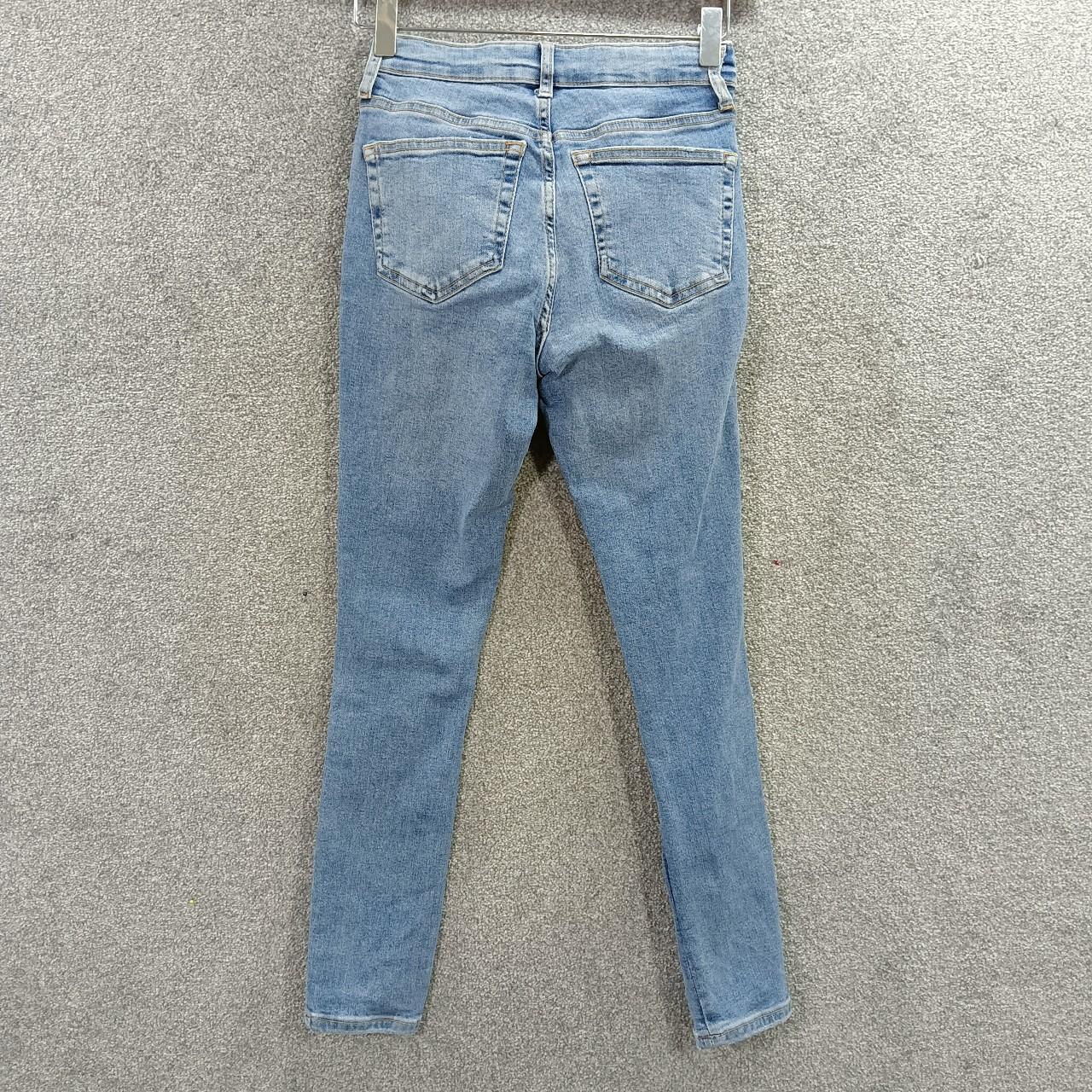 Topshop Women's Blue Jeans | Depop