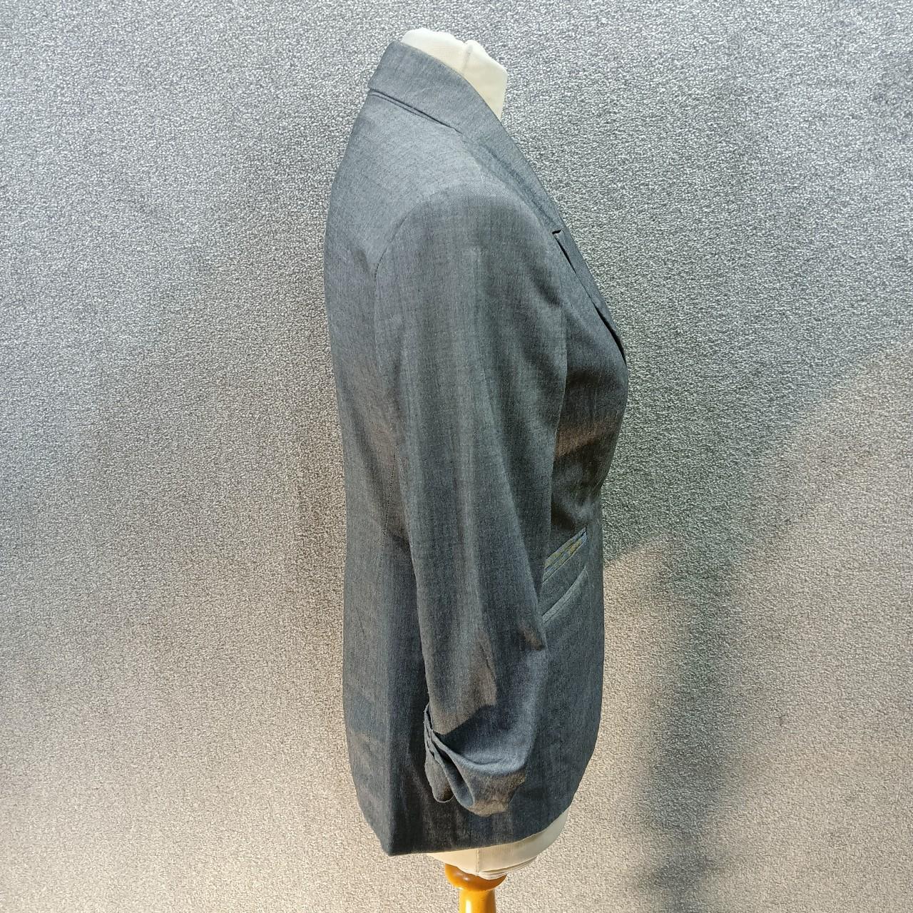 NEW LOOK GREY BLAZER JACKET CASUAL HALF SLEEVE ONE... - Depop