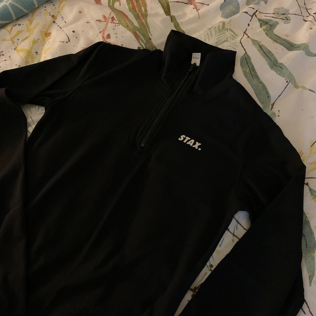 Stax Long Sleeve Body Top, quarter zip. Only worn to... - Depop
