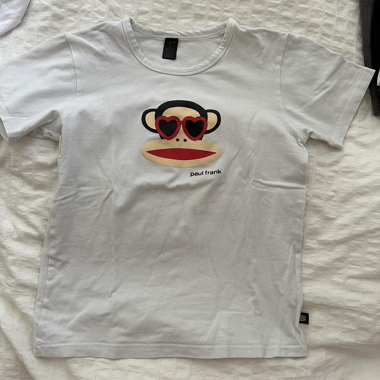 Paul Frank baby tee authentic vintage tee y2k baby tee - Depop
