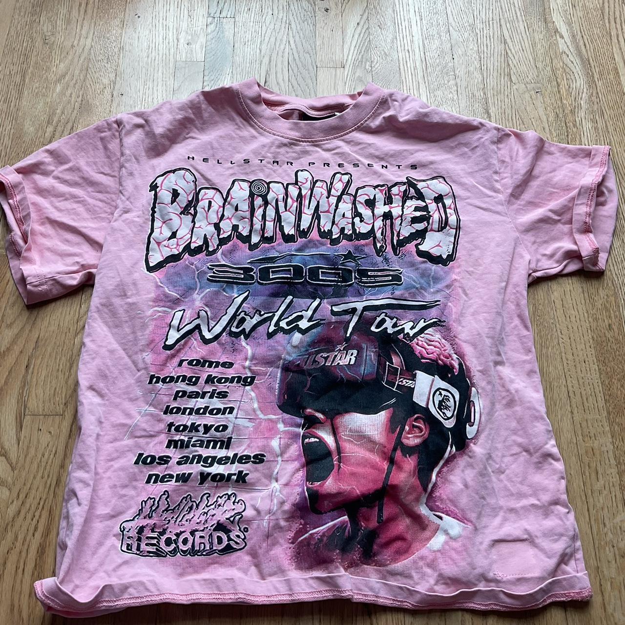 Pink Brainwashed 2005 World Tour T-shirt #Y2KFashion... | Depop