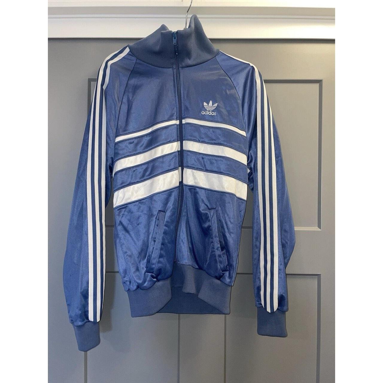 This vintage 1980s ADIDAS tracksuit is the perfect... | Depop
