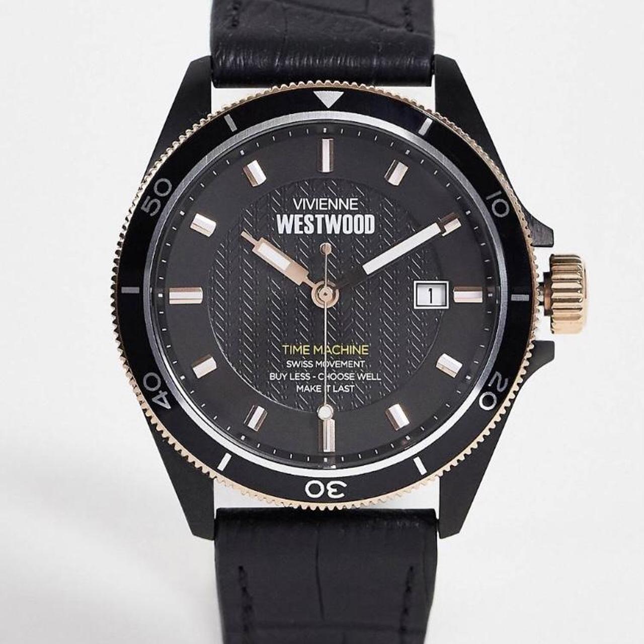 Vivienne Westwood Men's Black Watch | Depop