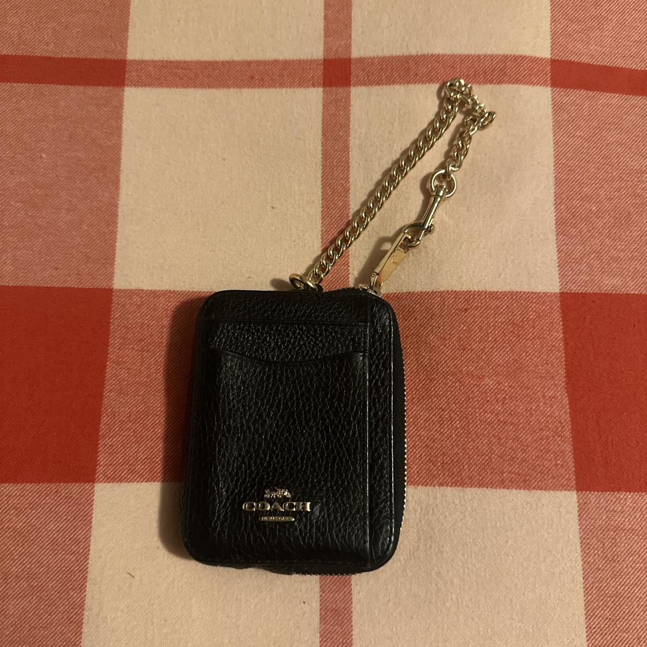 Coach zip card case - Depop
