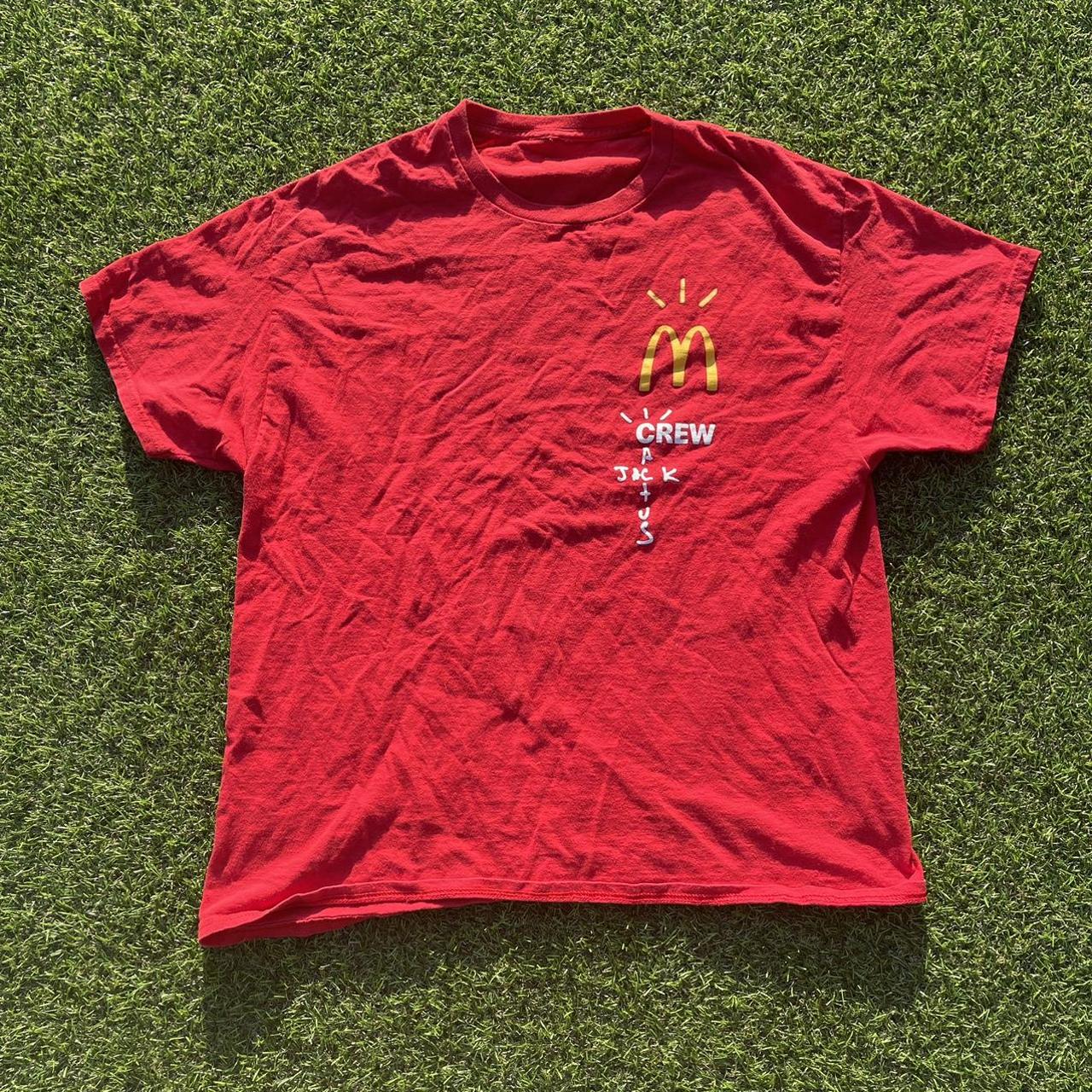 Cactus Jack Crew Tee - Depop