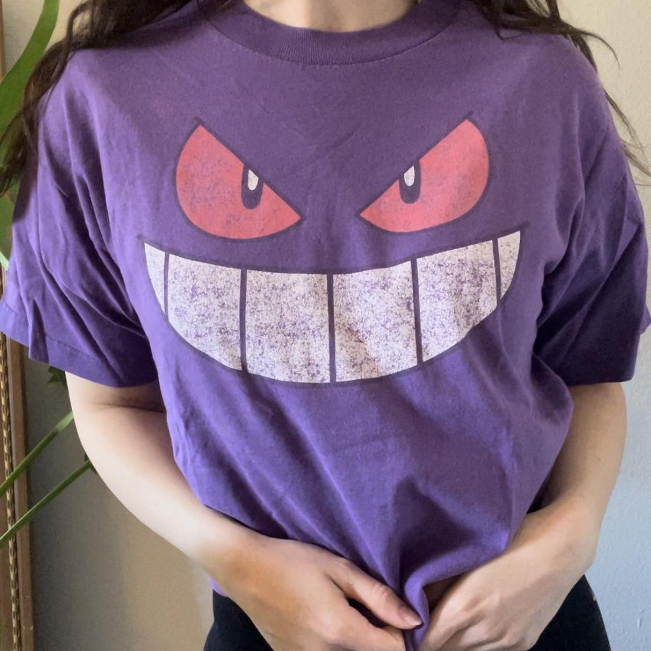 Purple Gengar Pokémon tee #Pokemon #Gengar official... | Depop