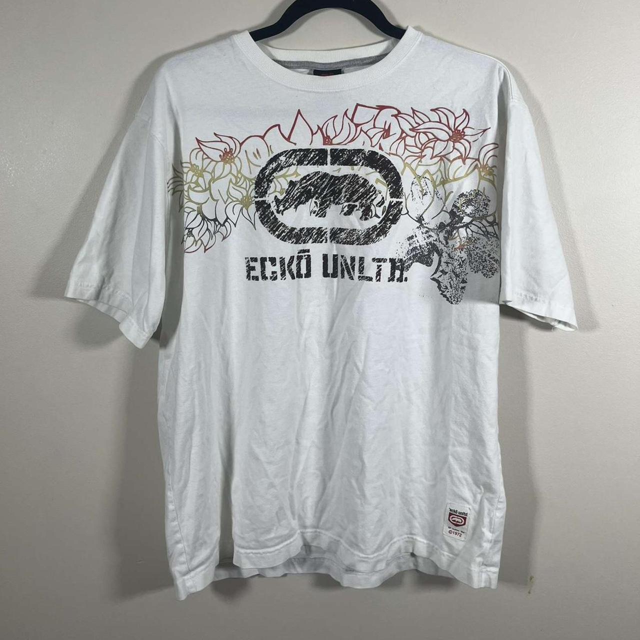 Ecko Unltd Tee, y2k L 21.5 x 26 #depop #ecko... - Depop