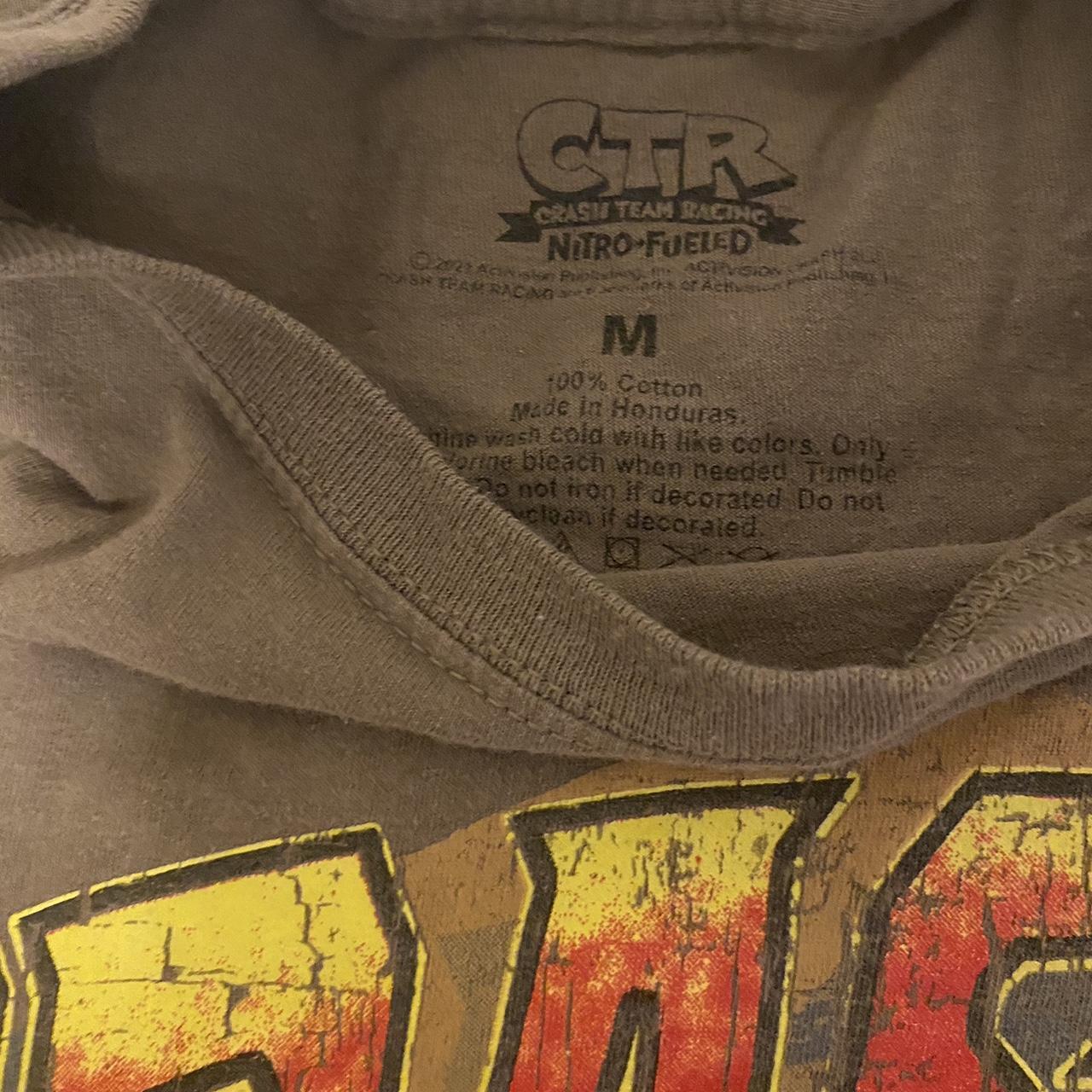 street wear y2k CRASH TEAM RACING shirt medium fits... - Depop