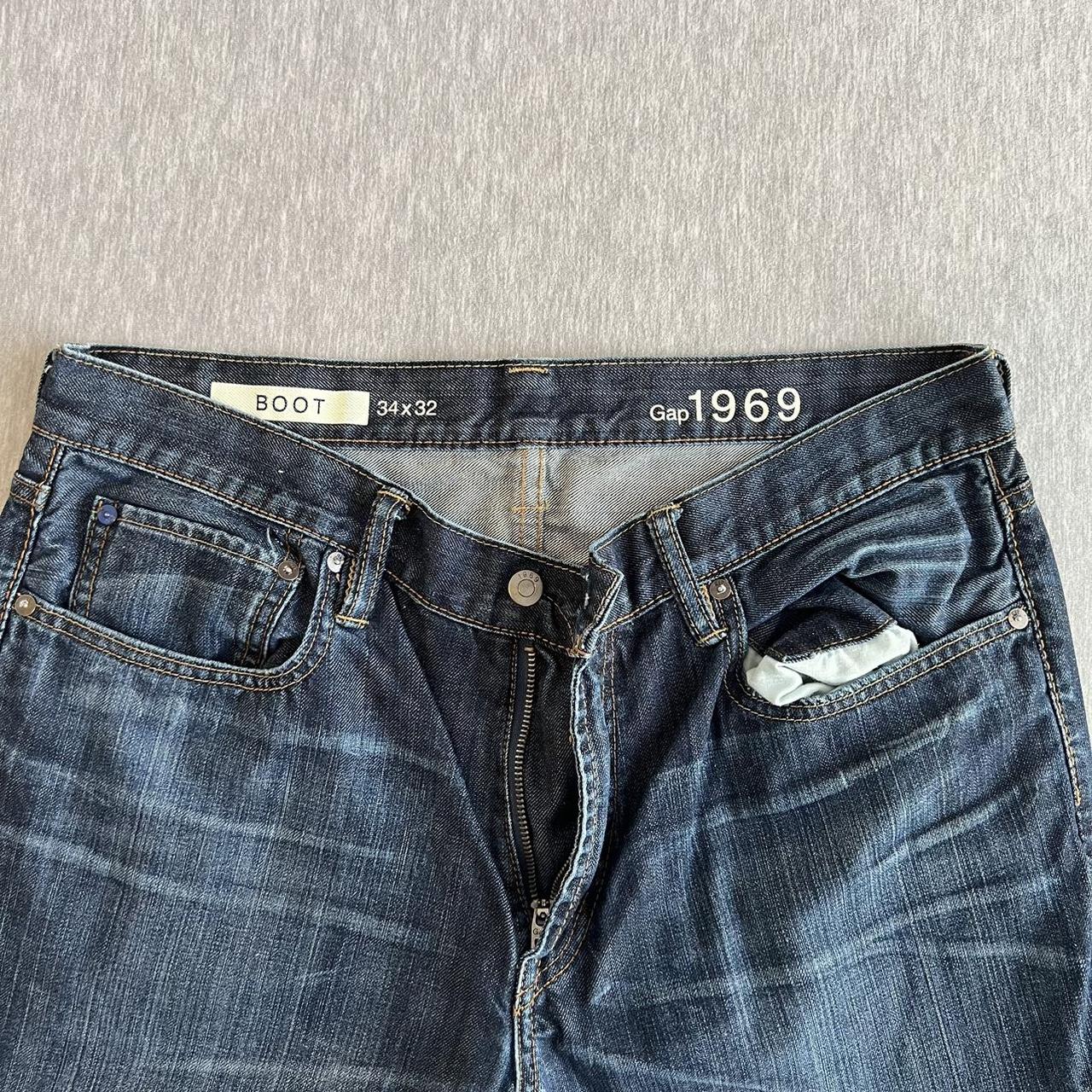 GAP 1969 Jeans W34 L32 Bootcut Dark Wash #gap... - Depop