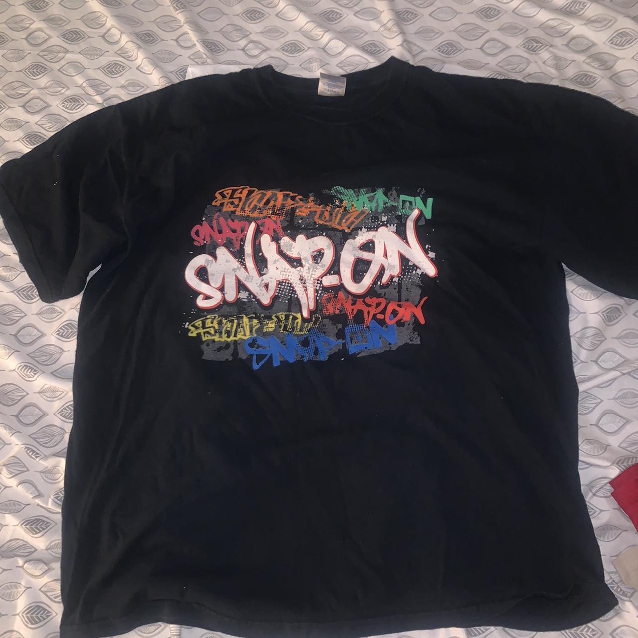 Vintage Snap on shirt #snapon #grunge #y2k #baggy - Depop