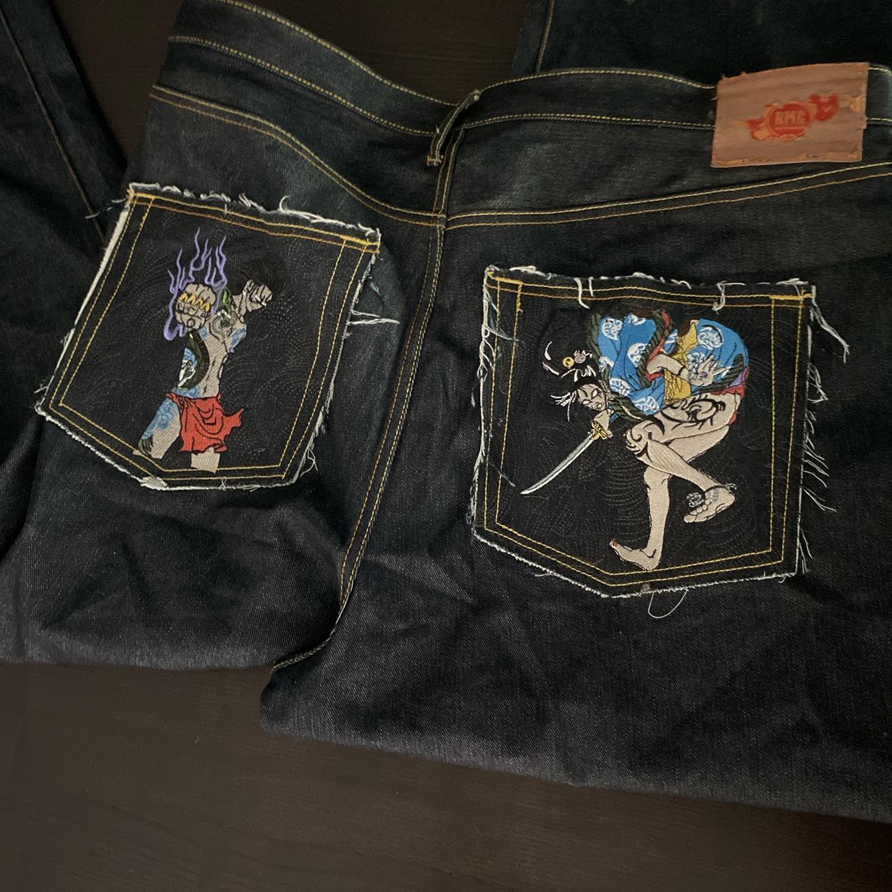 Rmc pants jnco style size 42 barely has any flaws... - Depop