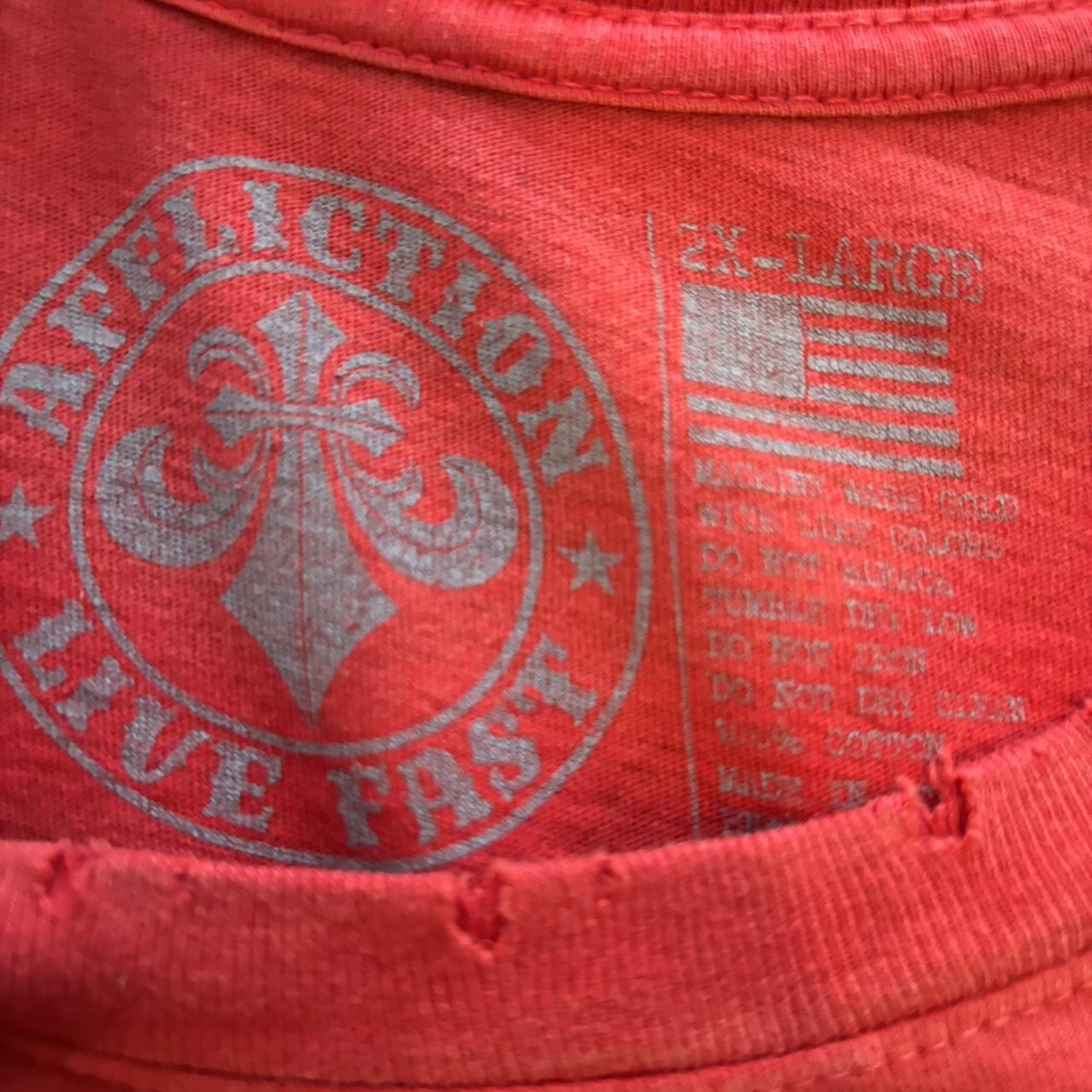 Sematary x Affliction collaboration, size XXL fits... - Depop