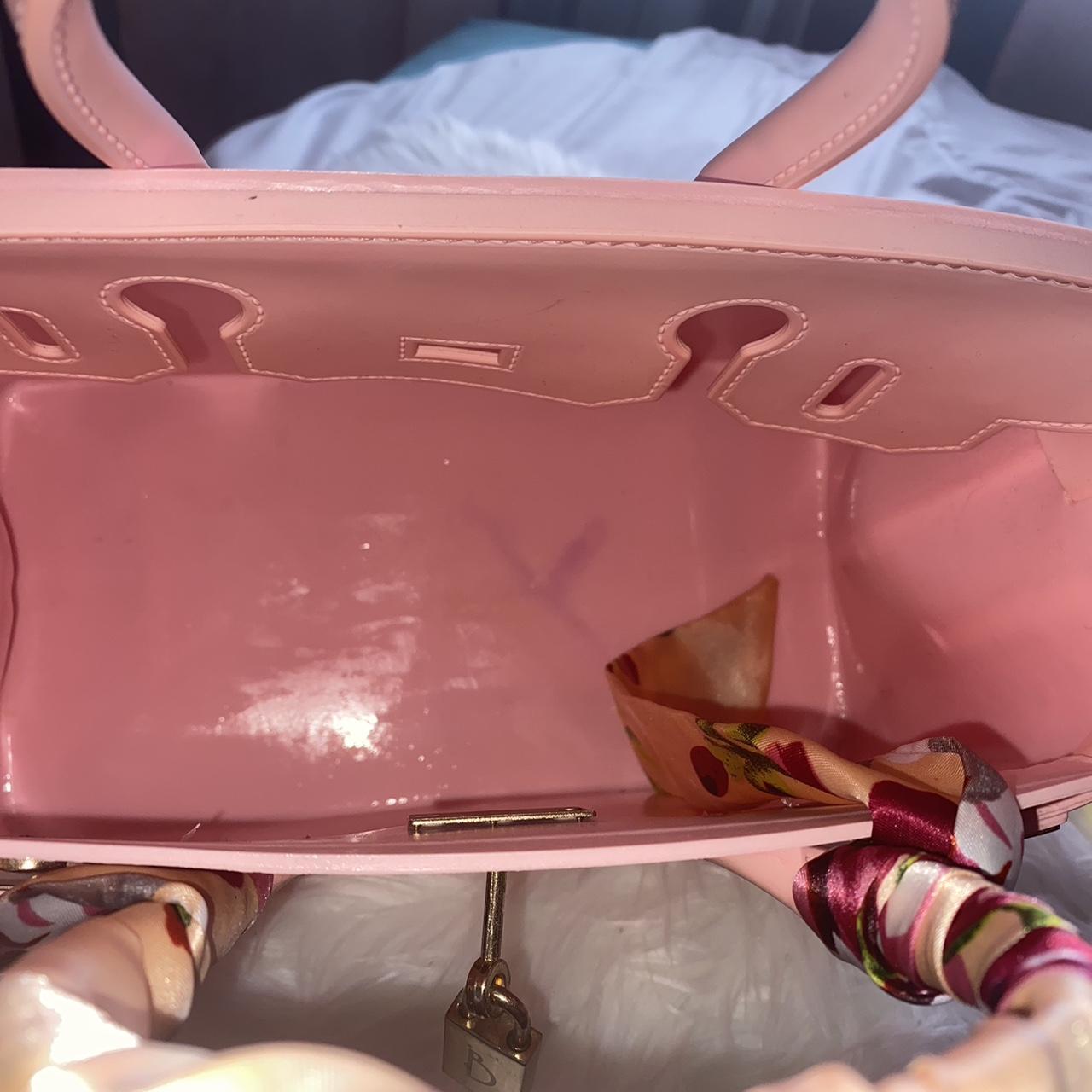 Pink Small Tote Bag| I call it a wanna be birkin... - Depop