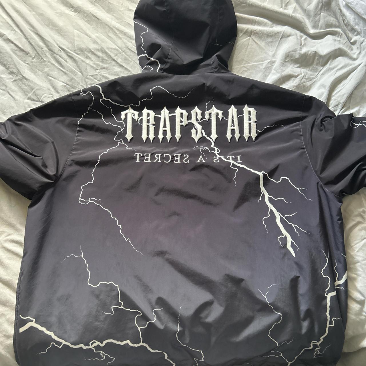 Trapstar reflective lightning windbreaker good... - Depop