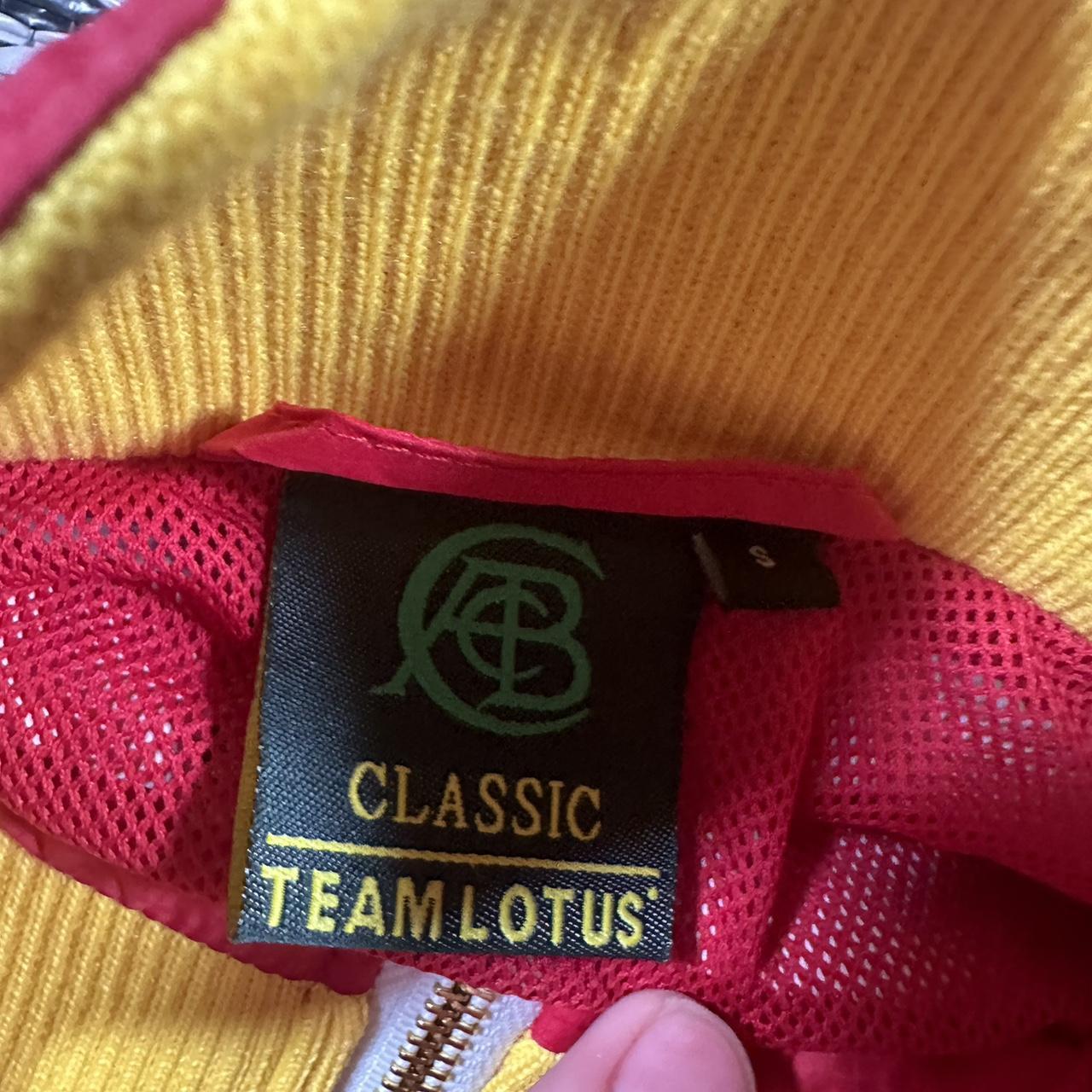 Vintage 90s gold leaf team lotus racing jacket - Depop