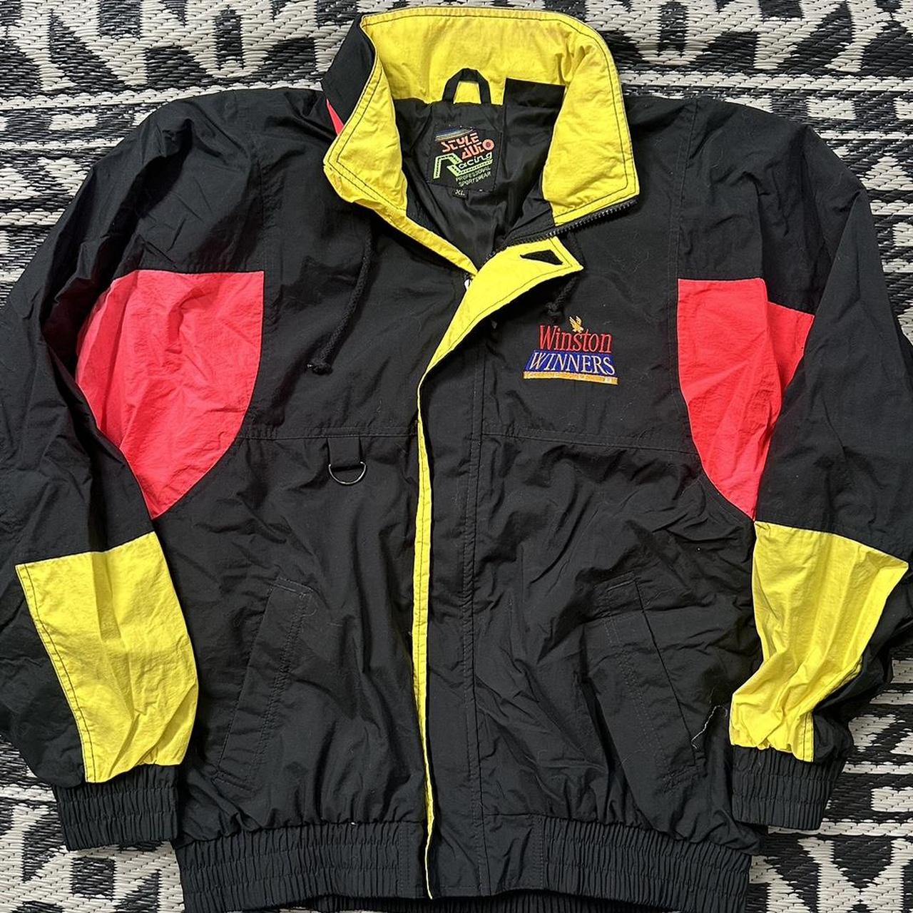 Vintage 90s Winston winners cup nascar style jacket - Depop