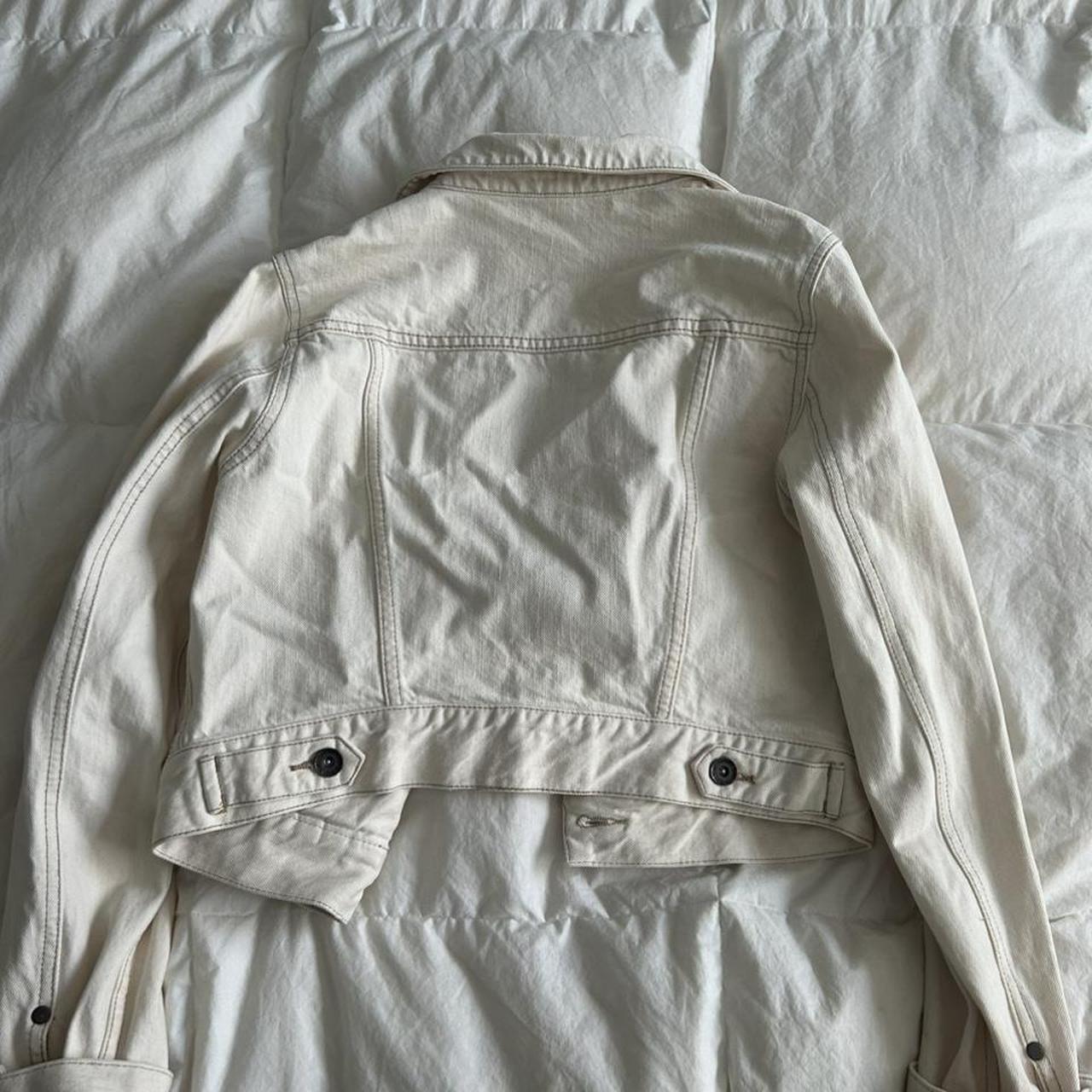 TOMS Women's White and Cream Jacket | Depop
