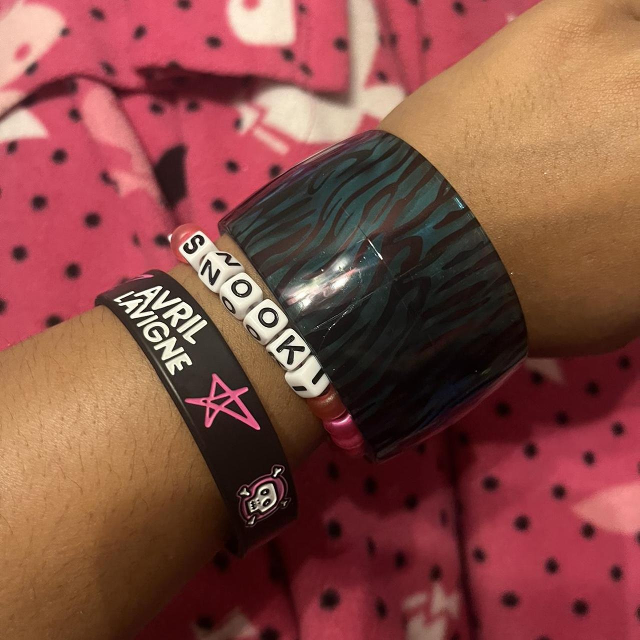 BLUE Y2K ZEBRA BANGLE BRACELET ☆ 🌈 🐾 ☆ - These... - Depop