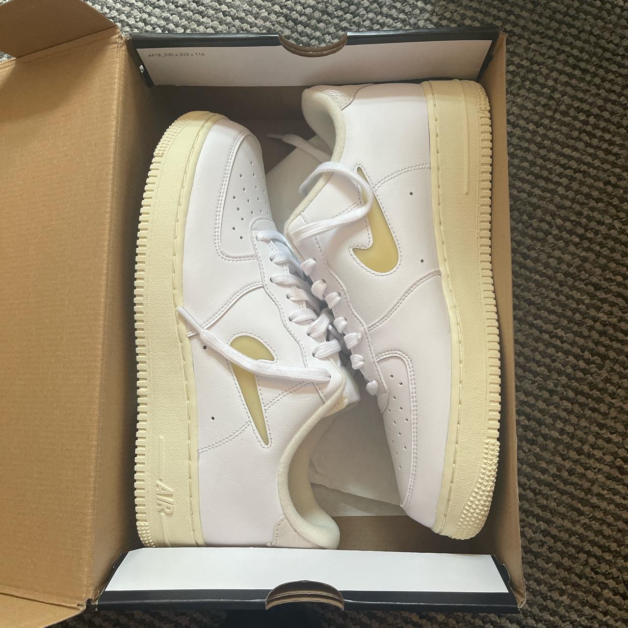 Never worn. AF1 Vanilla Comes with box #nike #af1 #new - Depop
