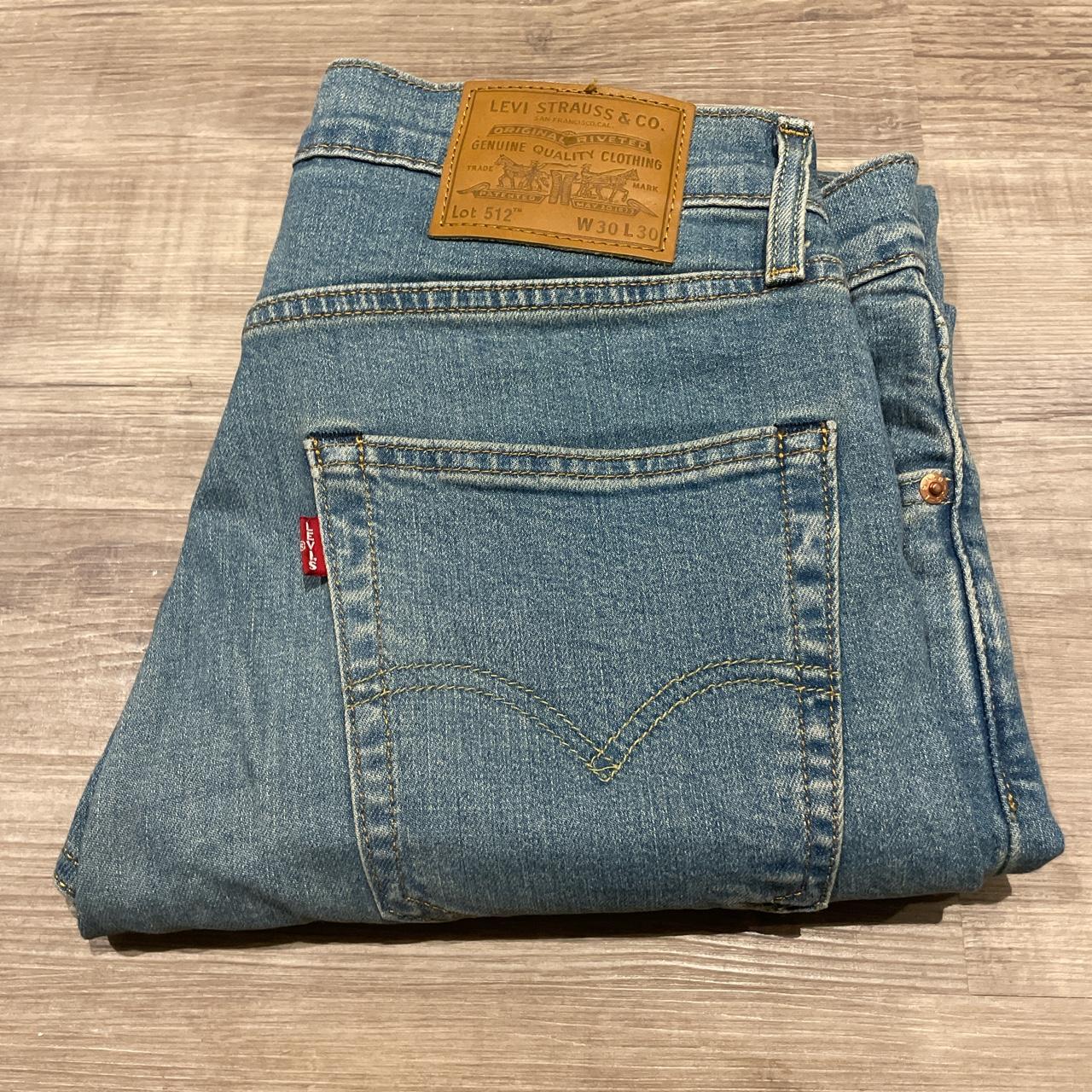Levi’s 512 slim taper jeans in Pelican Rust - light... - Depop