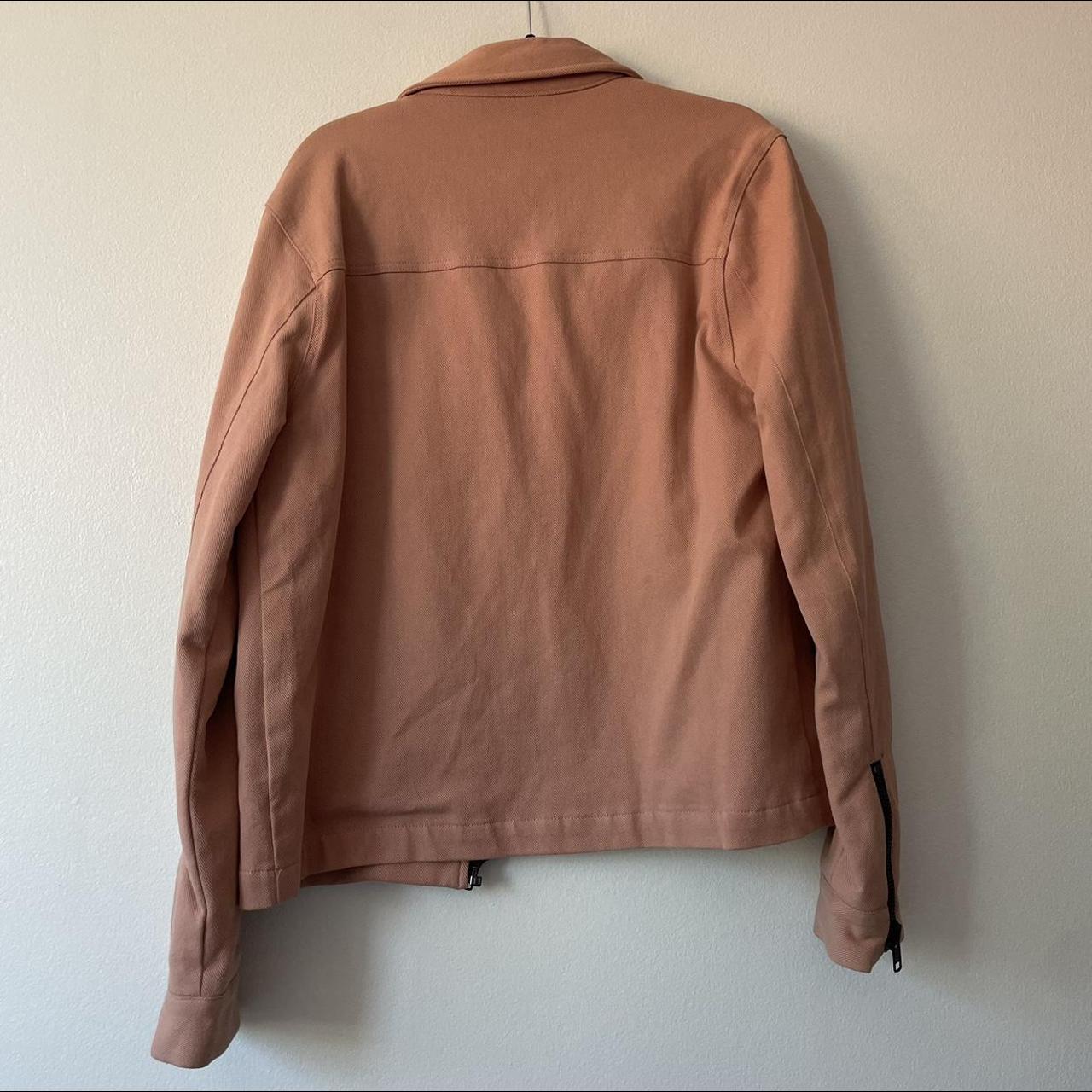 Ronning Salmon Pink Work Jacket Size S Mens utility... - Depop