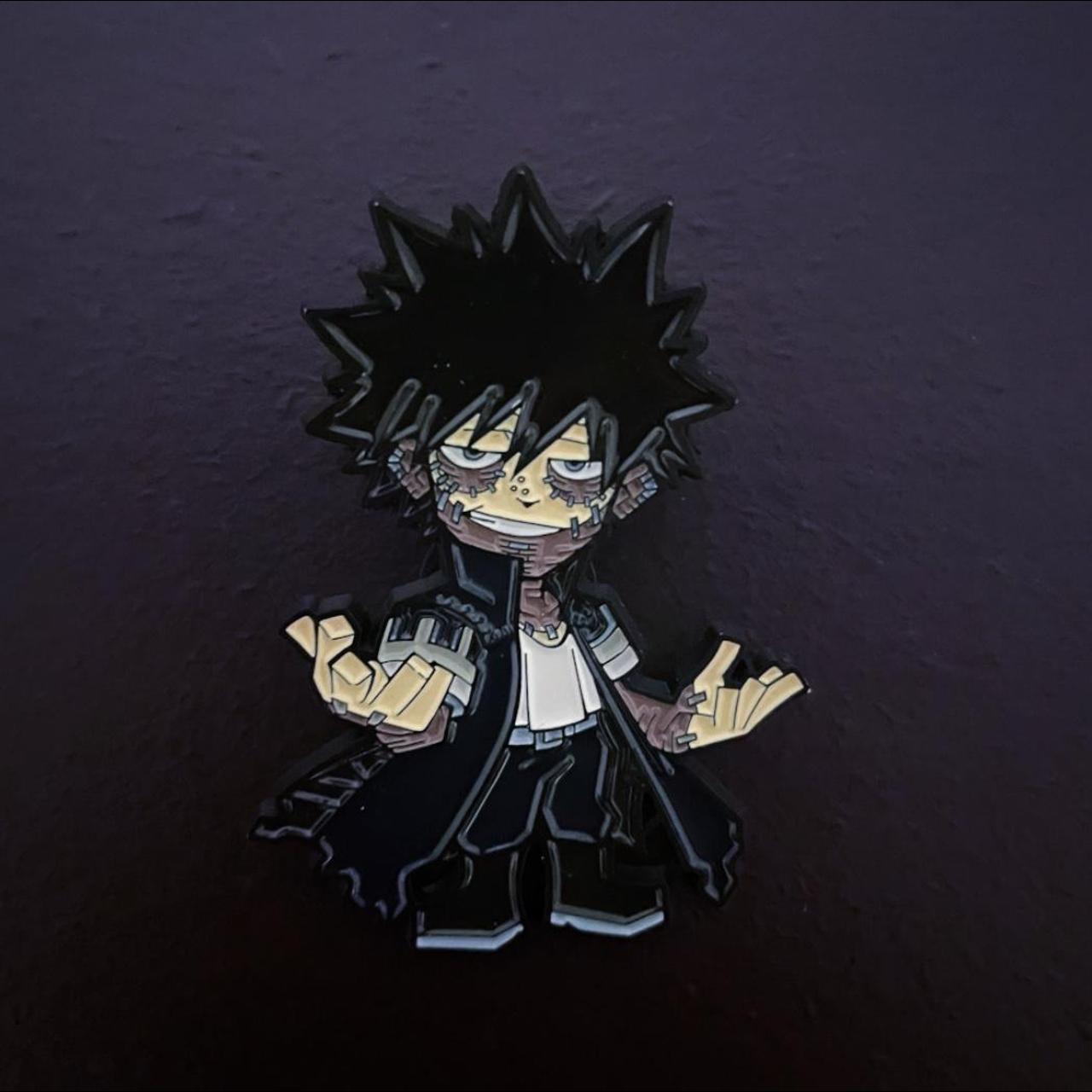 Dabi pin from My Hero Academia 2” tall Bought at... - Depop