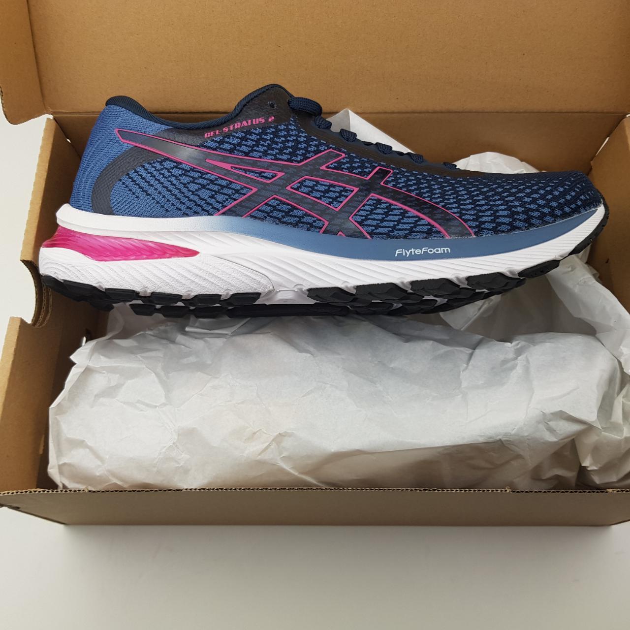 Asics GEL STRATUS 2 KNIT Womens Running Trainers... | Depop