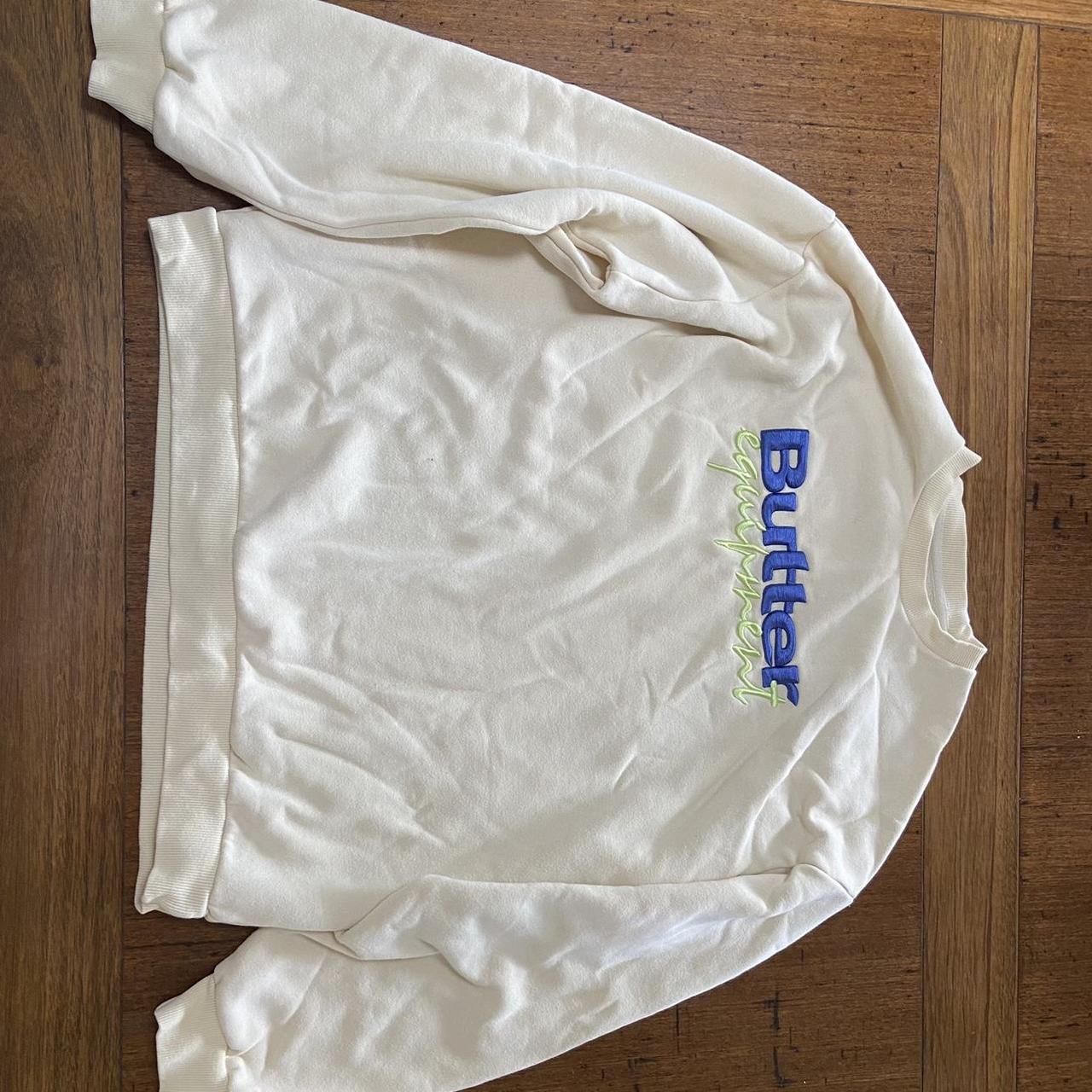 Butter Crewneck Jumper. X-Large - Depop