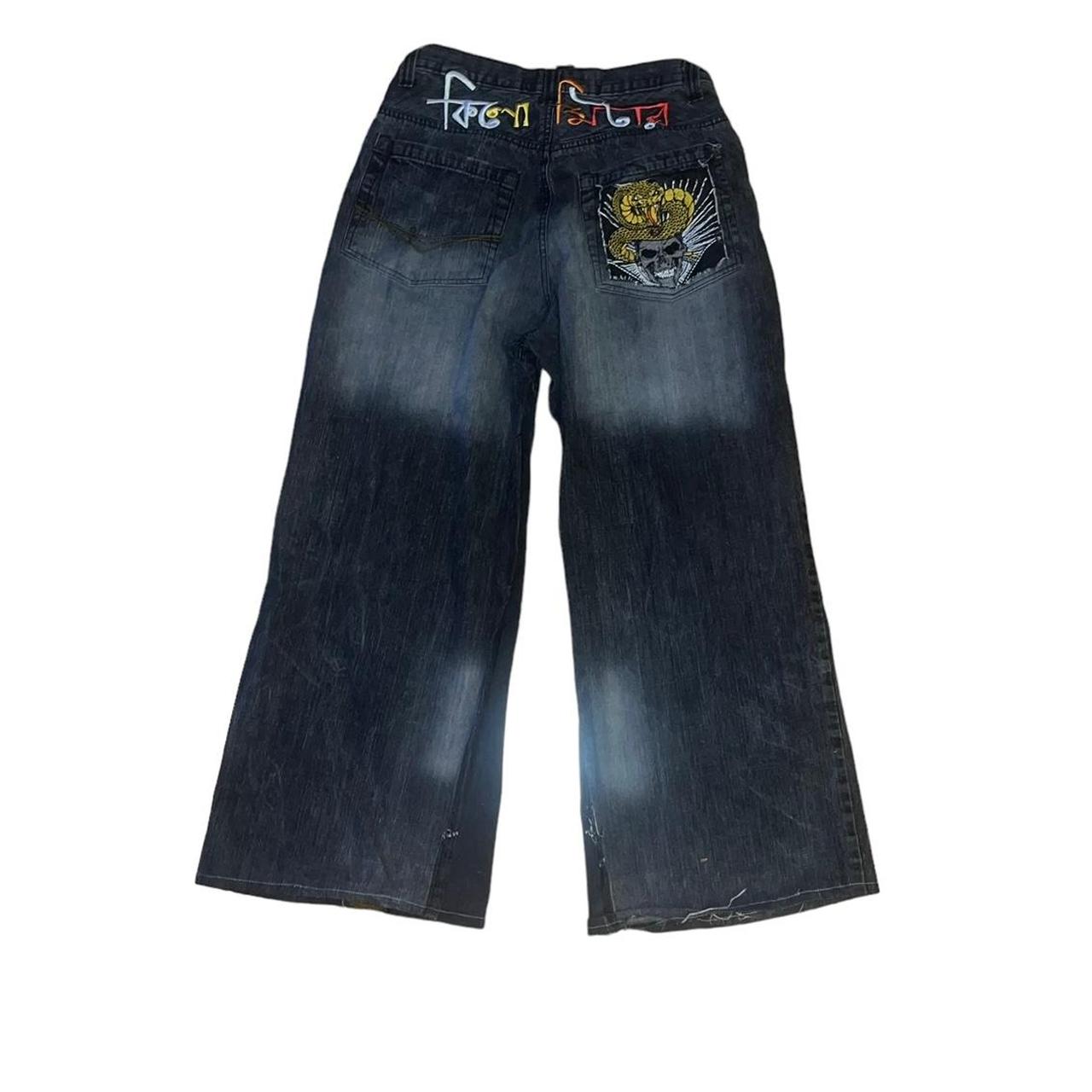 custom wide legs i made size 32x30 these are so nice... - Depop