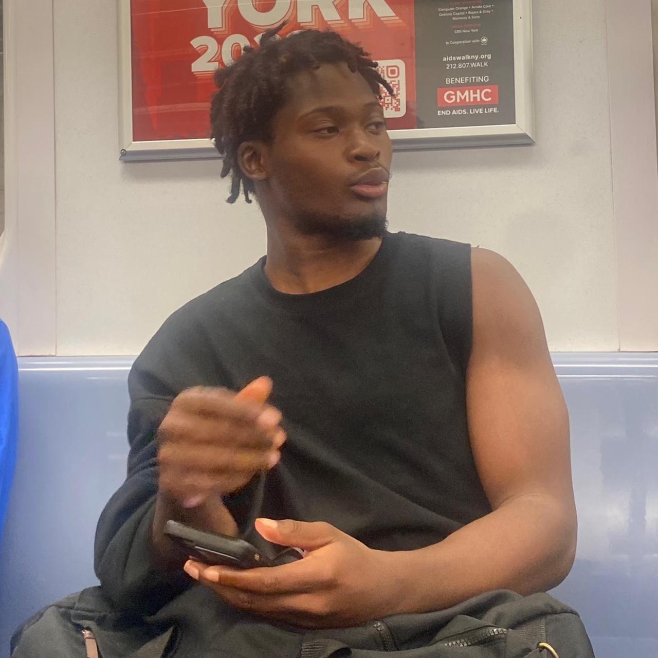 One arm long sleeve sweater. Side without arm sleeve... - Depop