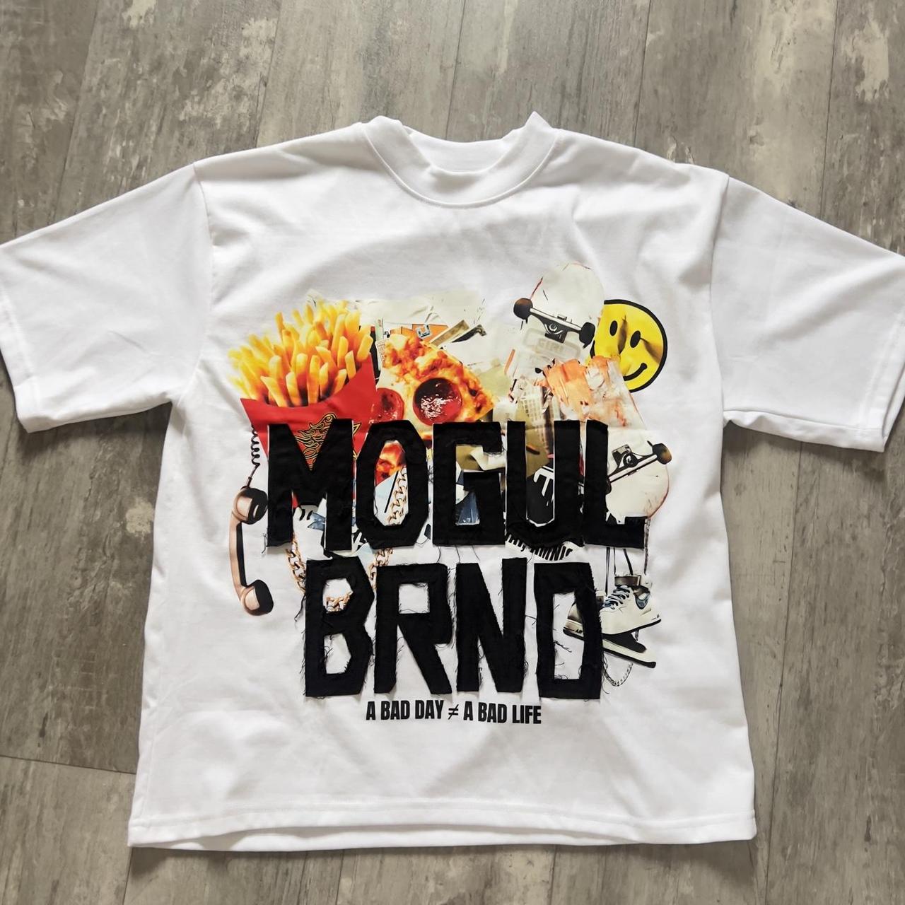 The Mogul Brand white and black tshirt #streetwear... | Depop