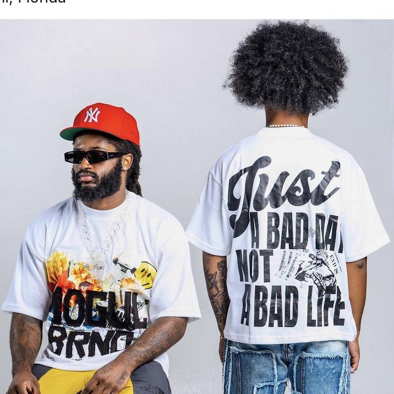 The Mogul Brand white and black tshirt #streetwear... | Depop