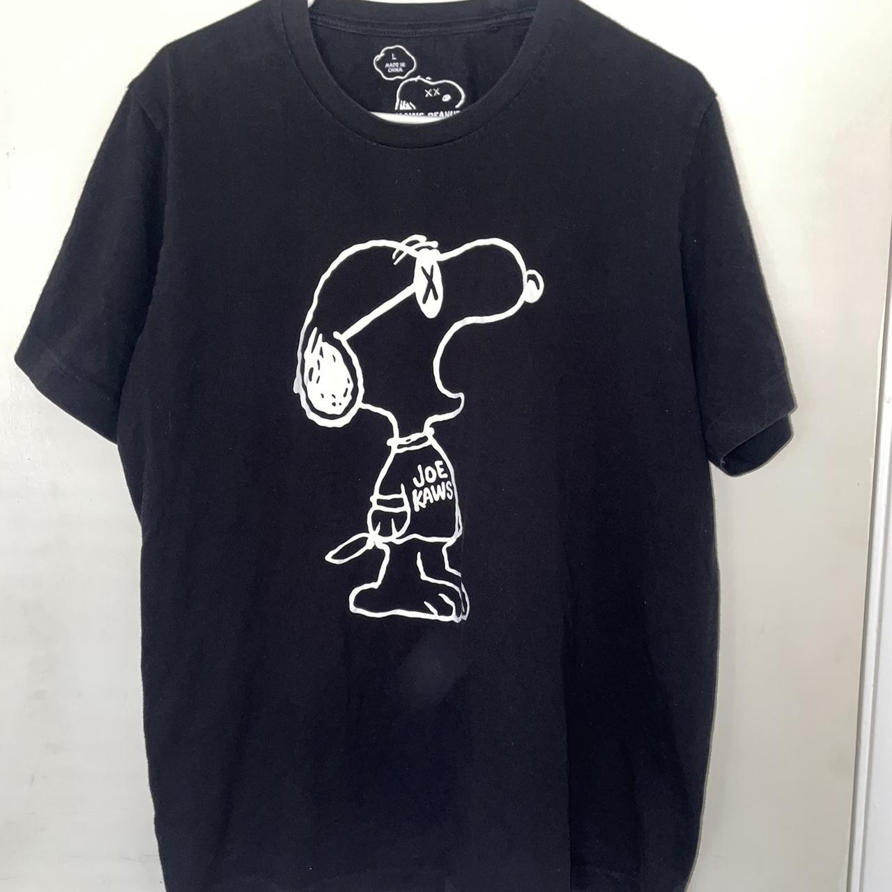 KAWS x Uniqlo x Peanuts Joe Kaws Yawn Outline... - Depop