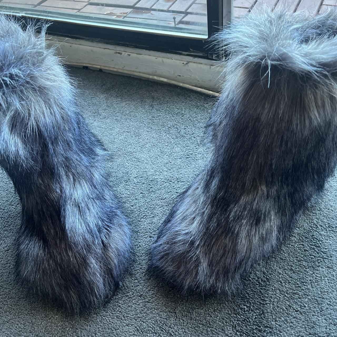 Throwback to the 2000s cute and comfy fur boots... - Depop
