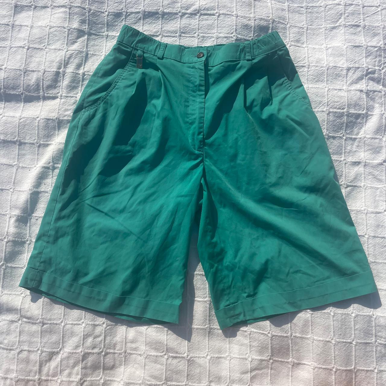 Adidas Womens Green Shorts Depop
