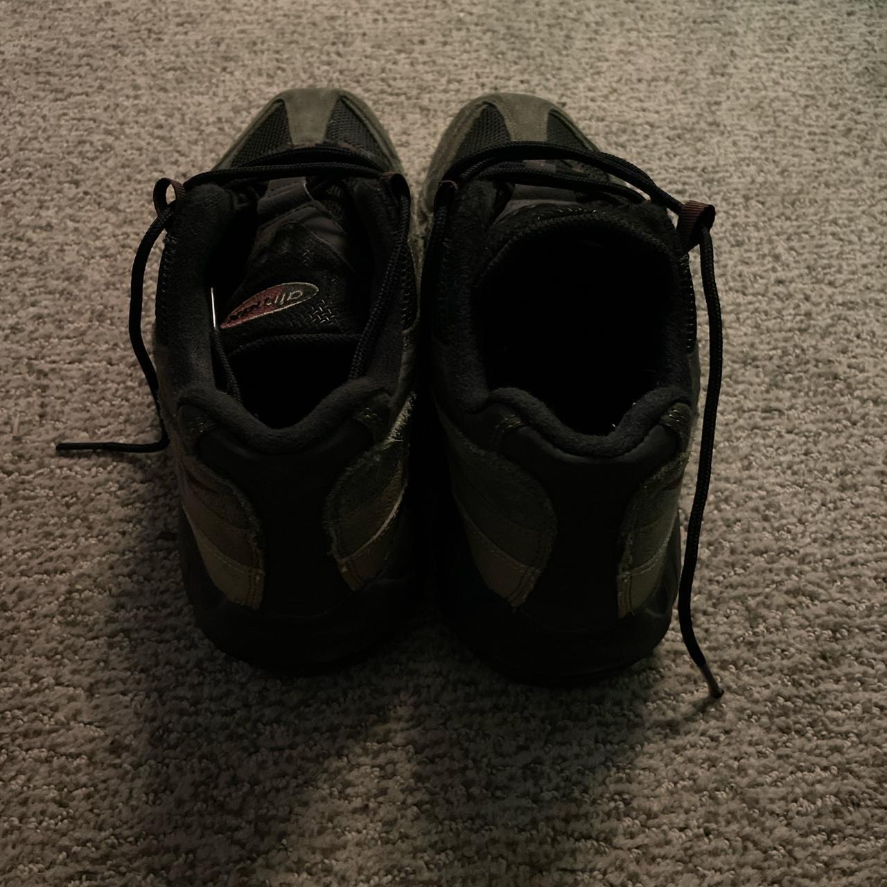 Nike Air Max 95 Black Earth Worn like 4 times max... - Depop