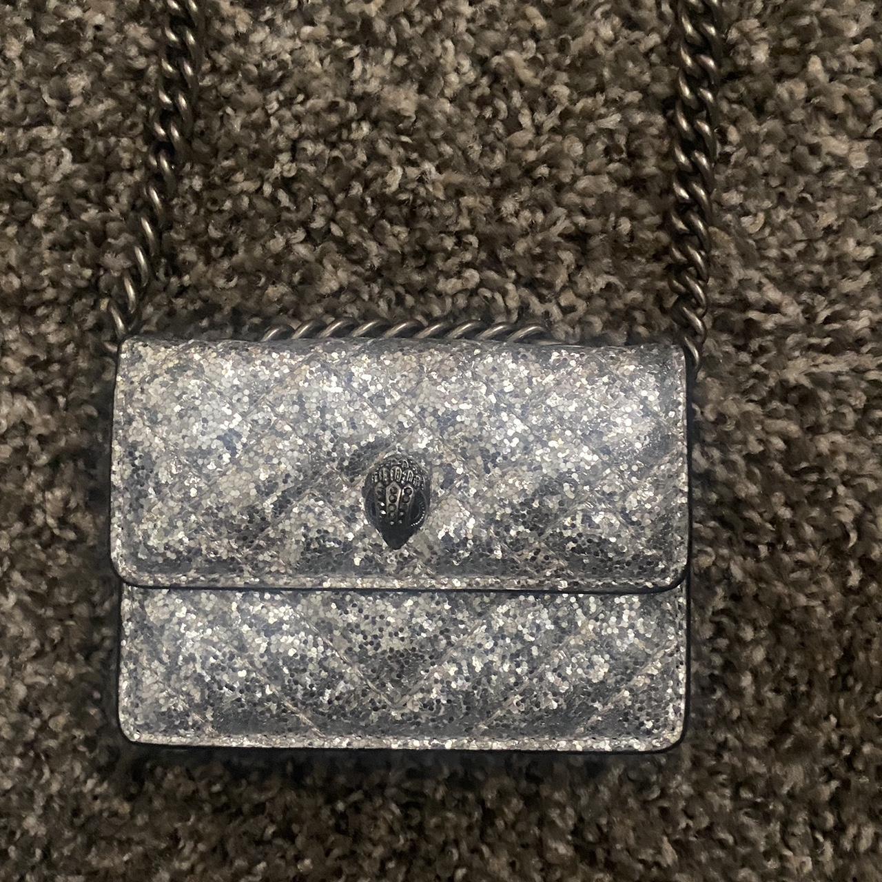 silver micro Kurt Geiger purse *authentic*... - Depop