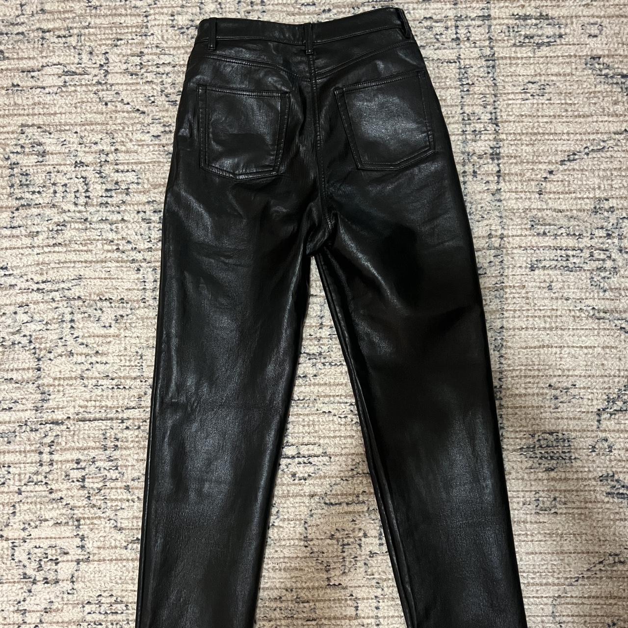 Aritzia Wilfred Melina leather pants size US 4... - Depop