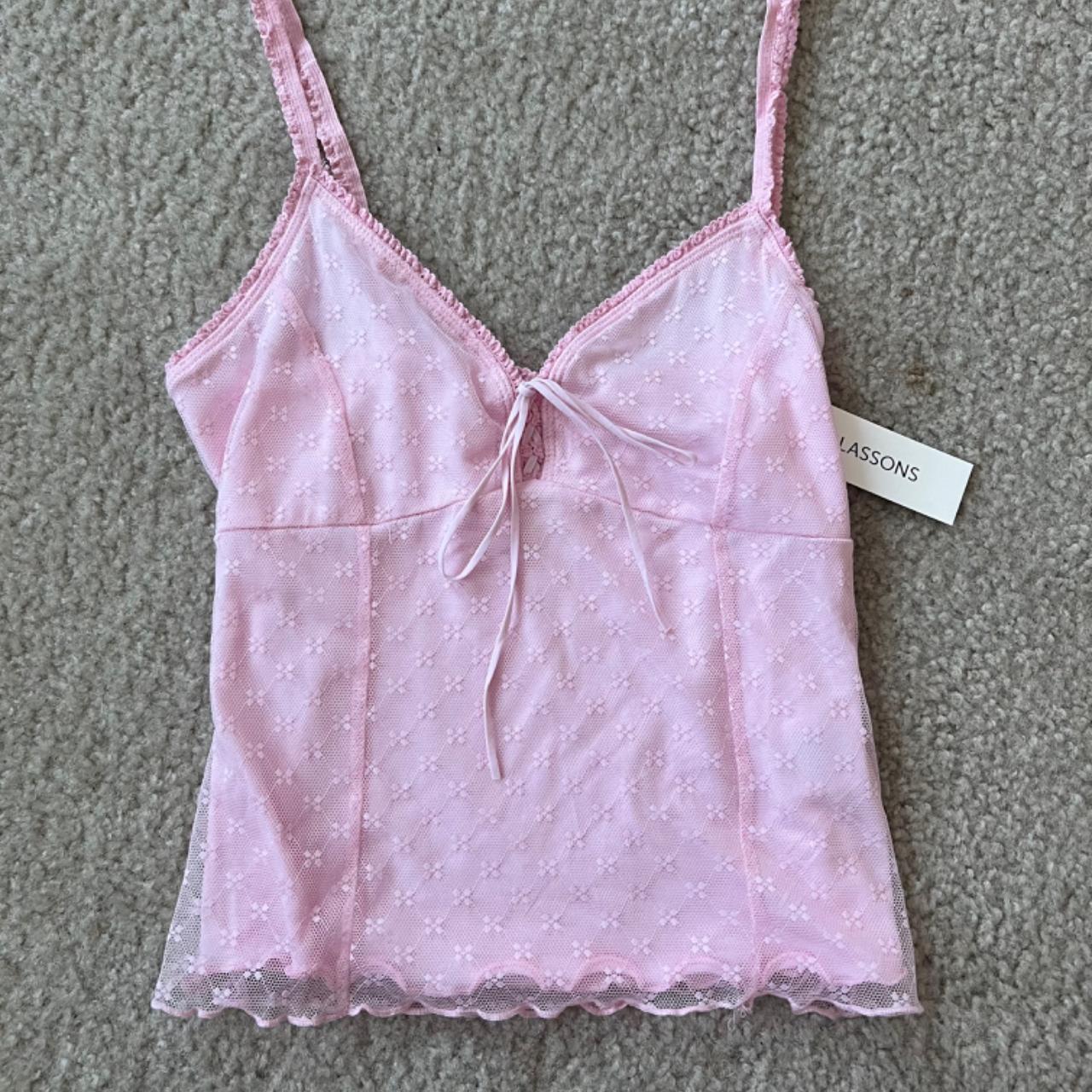 Glassons Women's Pink Vest | Depop