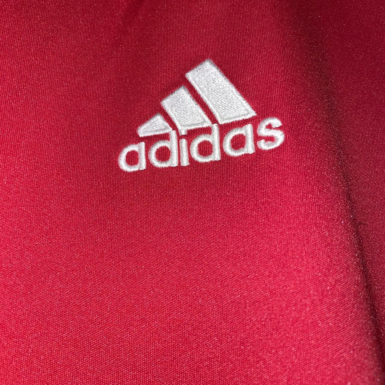 Adidas Men’s Climacool Red T Shirt Football Jersey... - Depop