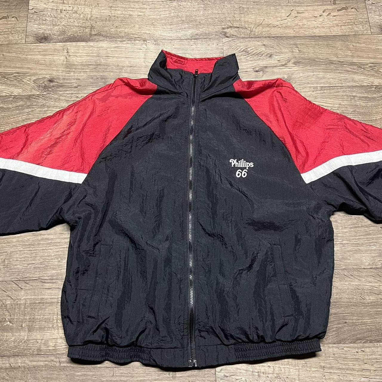 Vintage Philips 66 windbreaker jacket Gently used,... - Depop