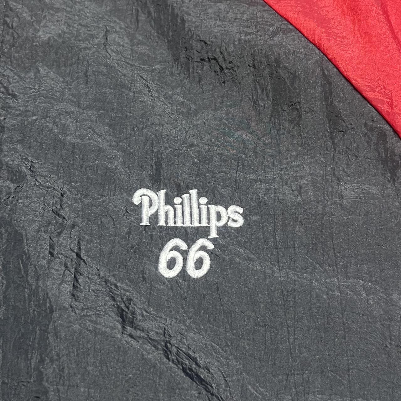 Vintage Philips 66 windbreaker jacket Gently used,... - Depop